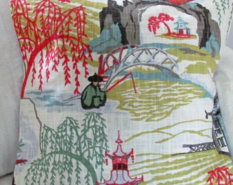 Unique asian toile related items | Etsy