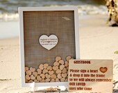 Rustic guest book | Etsy