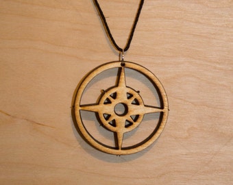 Wood Compass Cutout Wooden Compass Large Gold Compass 3d