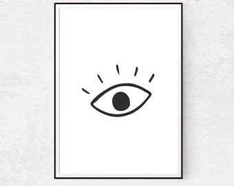 Eye print | Etsy
