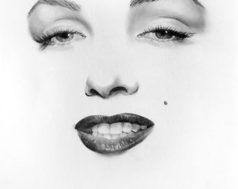 Marilyn monroe face | Etsy