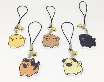 Pug charms | Etsy