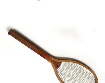 Wood tennis racket | Etsy