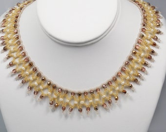 Netted necklace | Etsy