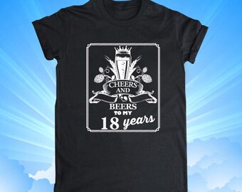Unique 18th birthday shirt related items | Etsy