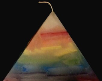 Pyramid candle | Etsy