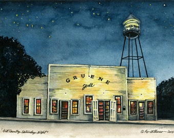 Gruene art print | Etsy