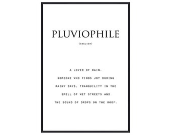 Pluviophile | Etsy