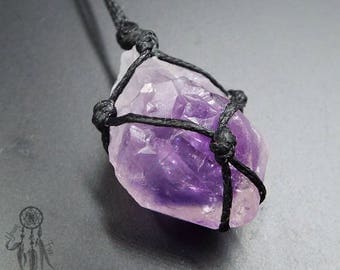 Amethyst necklace | Etsy