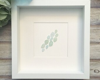 Sea glass frame | Etsy
