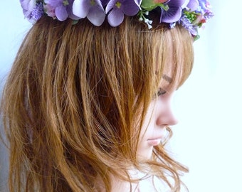 Lavender crown | Etsy