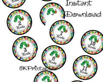 Caterpillar sticker | Etsy