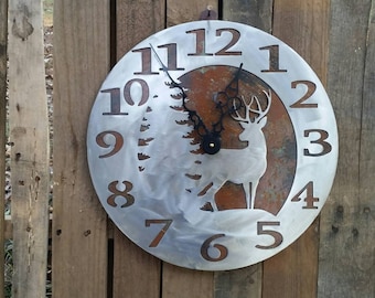 Deer clock | Etsy