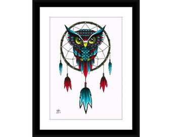 Owl dreamcatcher | Etsy