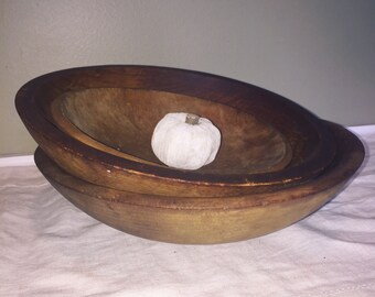 Wood bread bowl | Etsy