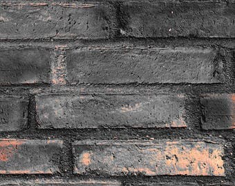 Brick wall decal | Etsy