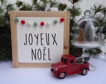 Joyeux noel sign | Etsy
