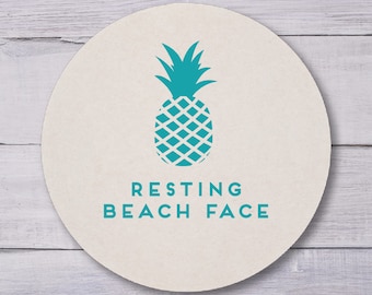 Resting beach face | Etsy