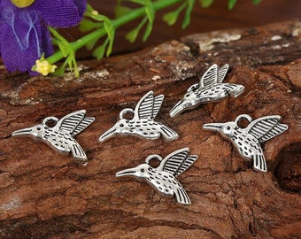 Items similar to Freedom - Sterling Silver flying bird necklace on Etsy