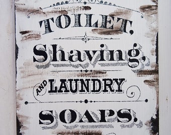 Vintage soap sign | Etsy