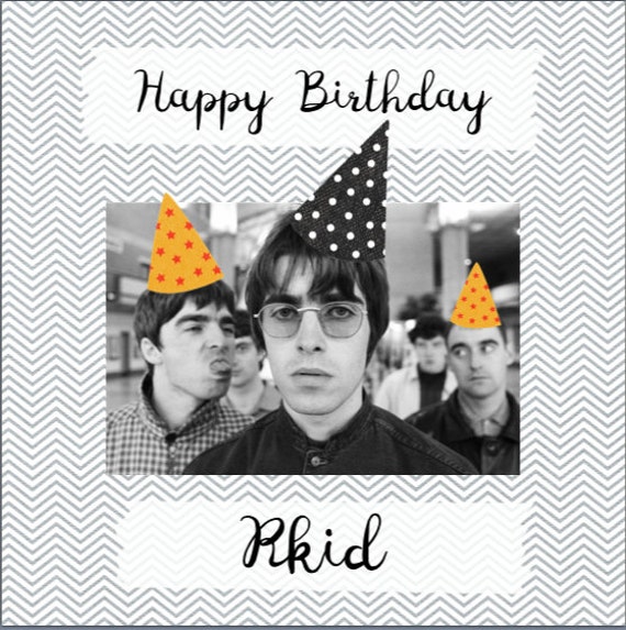 Oasis Birthday Card