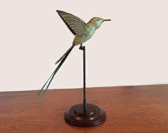 Wooden hummingbird | Etsy