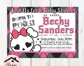 Punk Rock Baby Shower