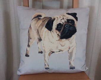 Pug pillow | Etsy