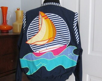 Unique nautical jacket related items | Etsy