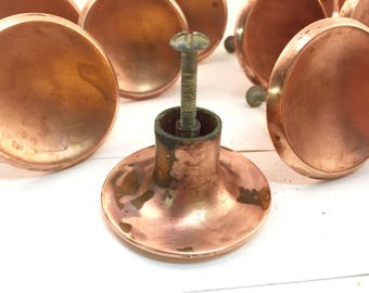 Copper drawer pull | Etsy
