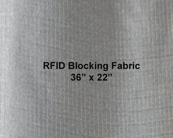 RFID Blocking Fabric EMI Shielding for Wallets by Woofsdogboots