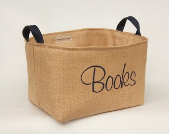 Burlap guest book | Etsy