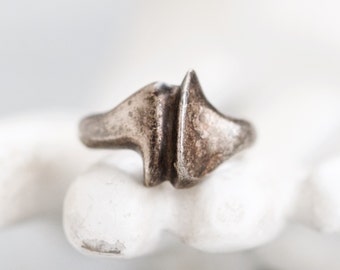 Dark silver ring | Etsy