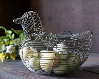 Chicken wire basket | Etsy