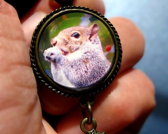 Squirrel key chain | Etsy