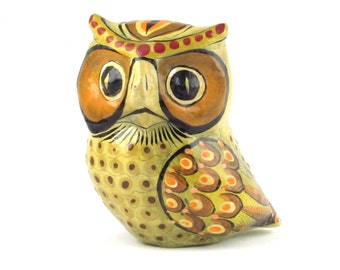 Paper mache owl | Etsy