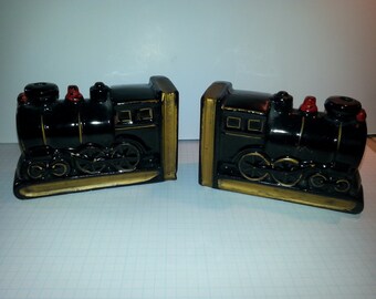 Train bookends | Etsy