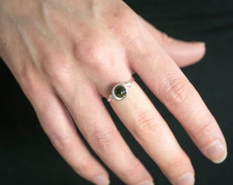 Obsidian rings | Etsy