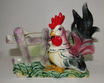 Rooster planter | Etsy