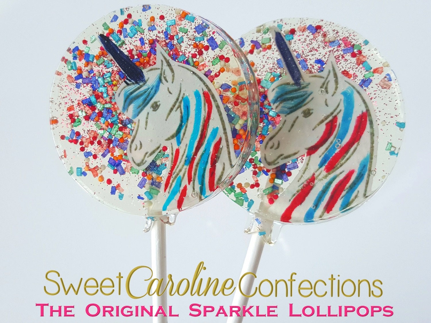Unicorn Lollipops Rainbow Lollipops Unicorn Party Rainbow