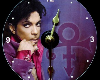 Purple wall clock | Etsy