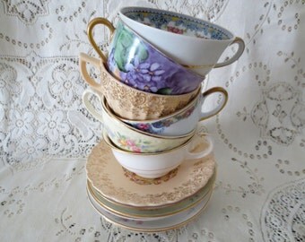 Mismatched teacup | Etsy