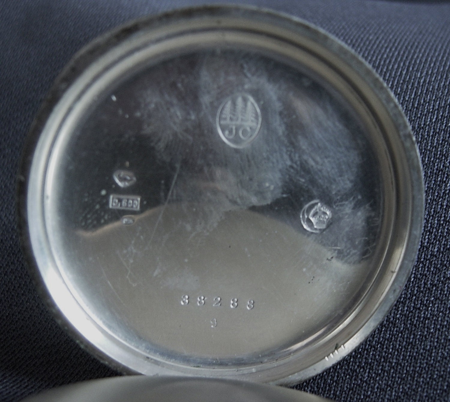 antike Taschenuhr Silber Punze Halbmond Krone 0,800 | eBay