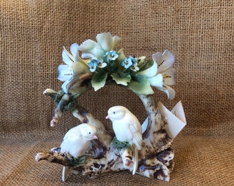 Capodimonte birds | Etsy