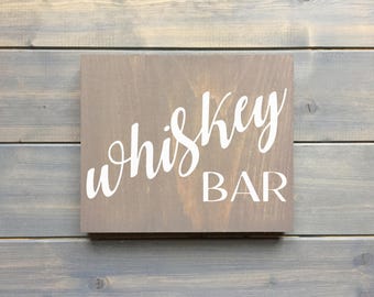 Whiskey sign | Etsy
