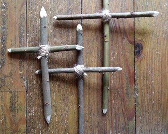 Twig cross | Etsy