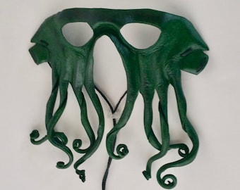 MADE to ORDER Leather Cthulhu Full mask by Parkers and