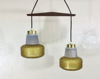 Amber textured glass | Etsy