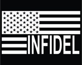 Infidel decal | Etsy