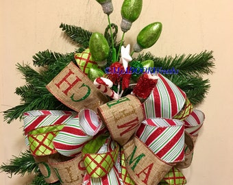 Burlap tree topper | Etsy